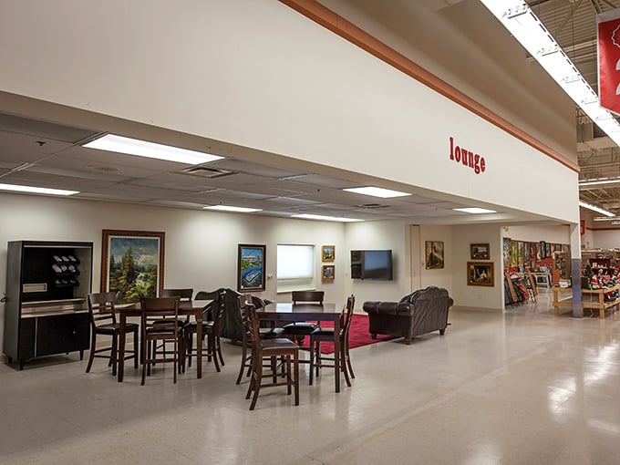 Mid-century seating that Don Draper would've closed deals from, martini definitely not included.