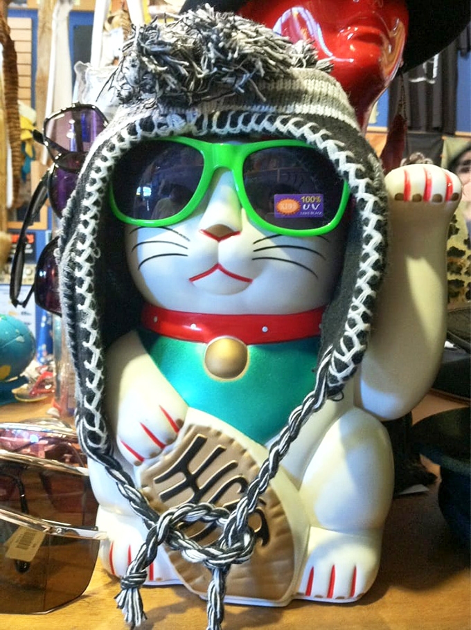 Lucky cat figurines offer good fortune and kawaii cuteness in one irresistible ceramic package deal.