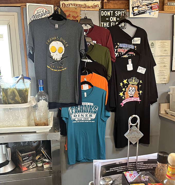 Merchandise that lets you take home the Frank's experience without smuggling pancakes in your pockets&mdash;though we've all been tempted.