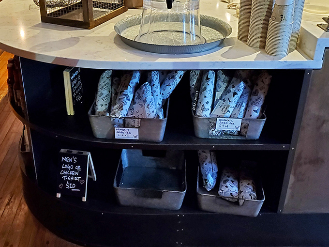 Even the merchandise gets the Love & Honey treatment &ndash; because great branding extends beyond just the food.