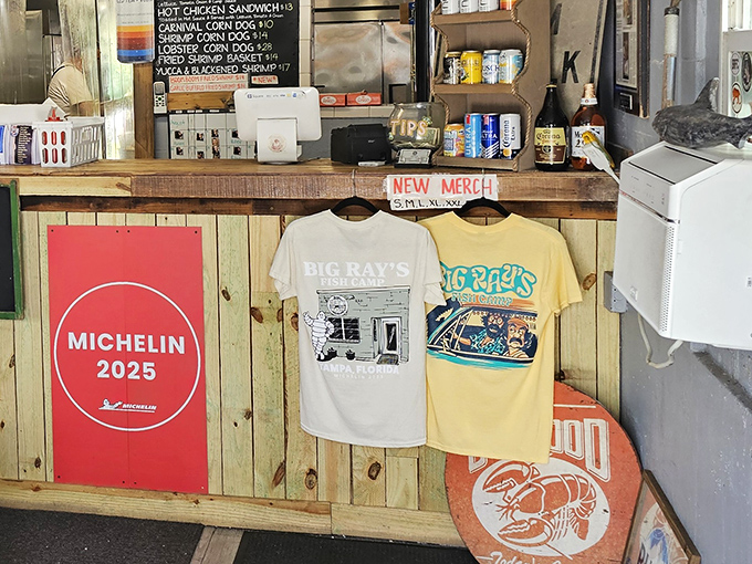 Even the Michelin guide has taken notice. The merch lets you take home bragging rights after your taste buds have had their moment of glory.