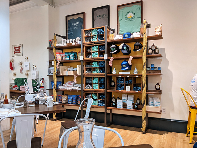 Merchandise for when you need to remember this place exists between visits – smart marketing or public service?