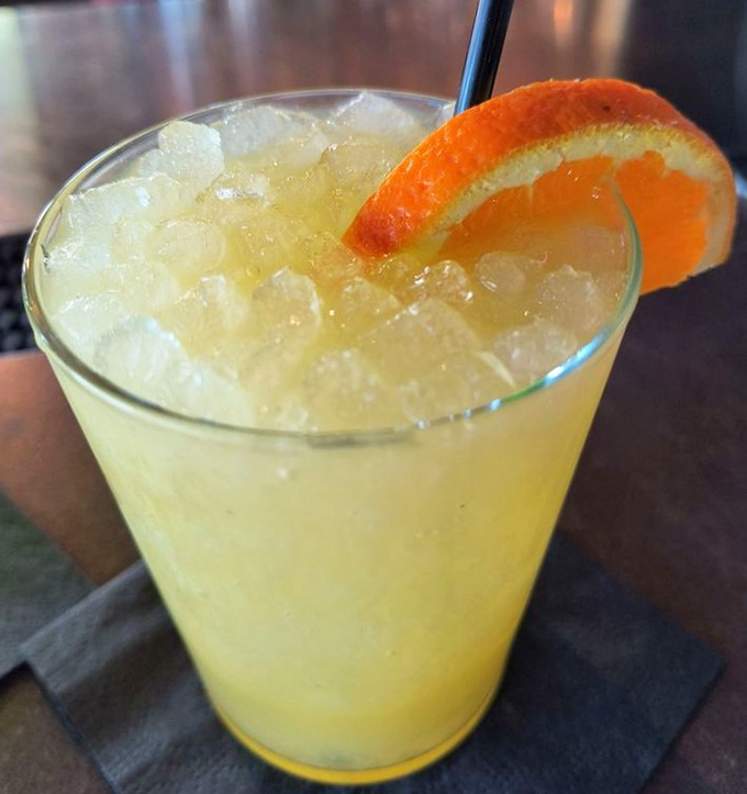 This isn't just a cocktail; it's sunshine in a glass. The orange crush brings coastal vibes to the Midwest with each refreshing sip.