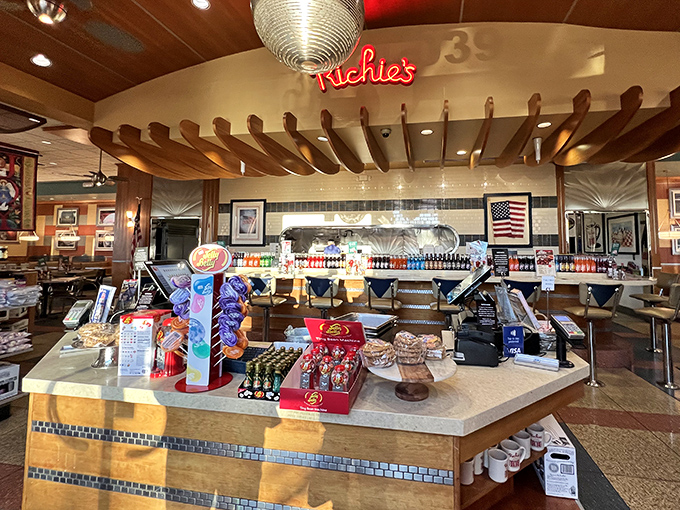 The heart of operations, where orders are called and breakfast dreams are fulfilled with military precision and short-order poetry.