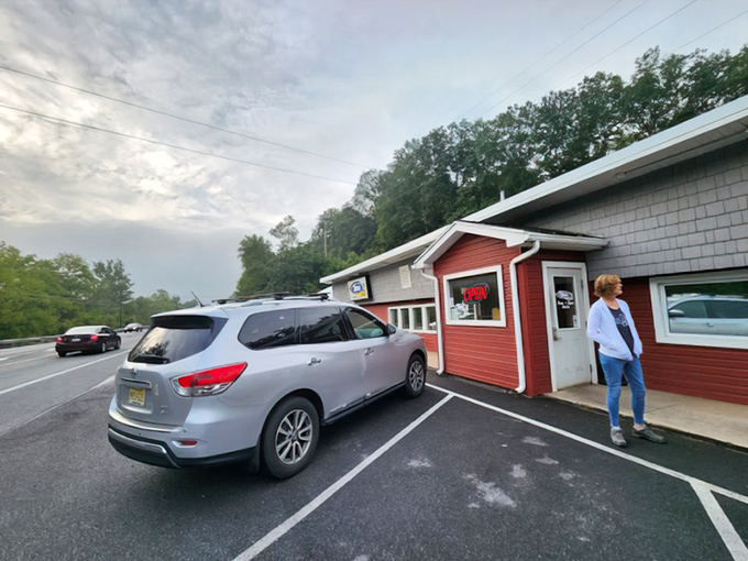 The exterior view shows a humble building that houses extraordinary culinary treasures within its walls.