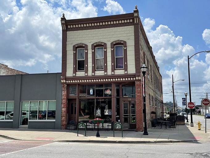 Sunshine bathes the historic fa&ccedil;ade of Lindberg's Tavern, a cornerstone of Springfield's Commercial Street that's weathered decades while staying deliciously relevant.