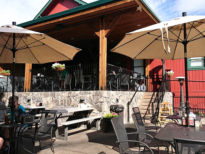 Outdoor seating where the fresh Oregon air somehow makes already perfect burgers taste even better&mdash;science can't explain it, but your taste buds won't argue.