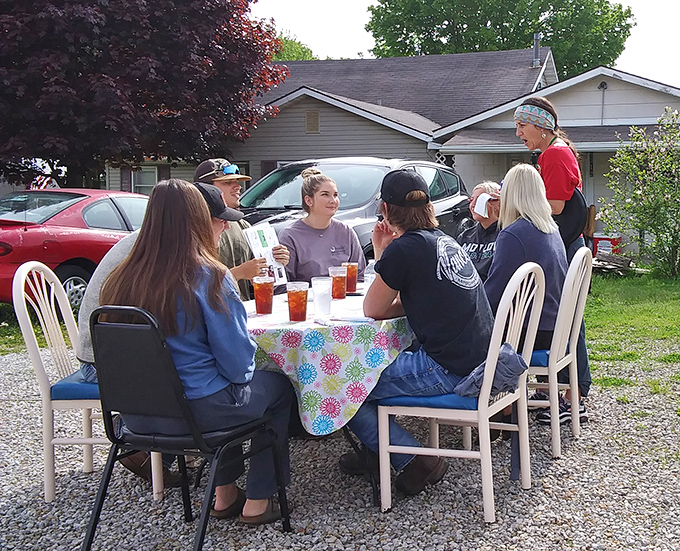 When the weather's nice, breakfast moves outdoors. Nothing enhances maple syrup like a gentle Ohio breeze and gravel crunching underfoot.