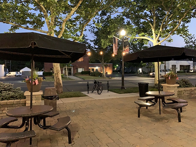 As twilight falls, the patio becomes an oasis of contentment. String lights overhead, ice cream in hand&mdash;summer evenings distilled to their essence.