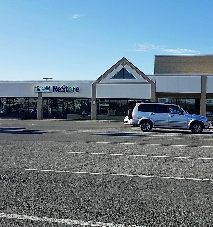 From the outside, it looks unassuming, but inside lies a warehouse of possibilities that would make any bargain hunter's heart race.