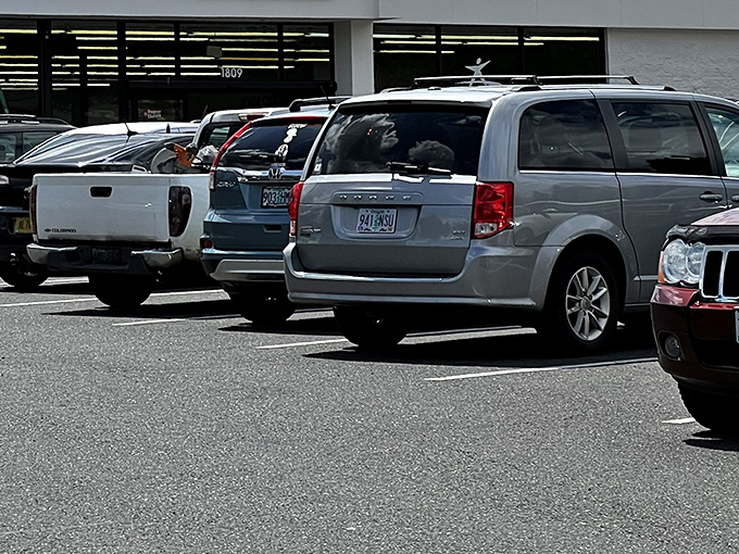 The parking lot&mdash;first stop on your journey to secondhand nirvana. Arrive early for prime spots and prime picks.