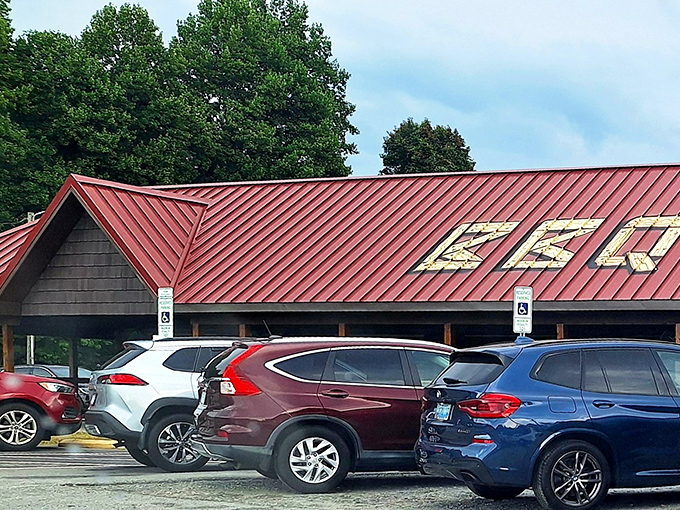 Even the parking lot's full at 2 PM on a Tuesday - that tells you everything, doesn't it?