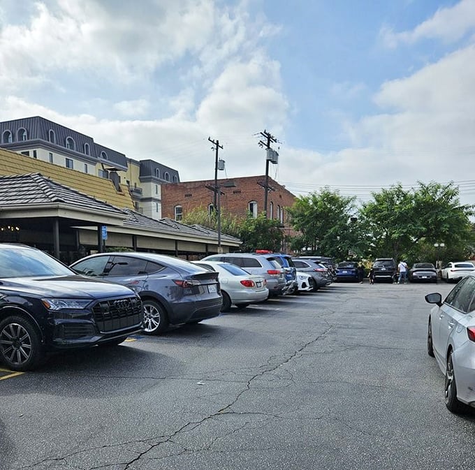 The packed parking lot tells the story better than any review&mdash;when locals consistently surrender their precious parking karma, you know it's worth it.