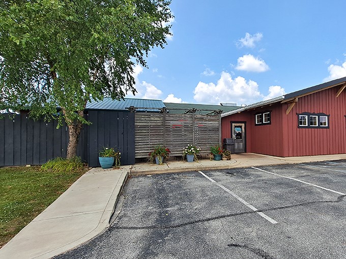 Simple, unassuming parking leads to extraordinary flavors &ndash; the best culinary journeys often begin with the most modest first steps.