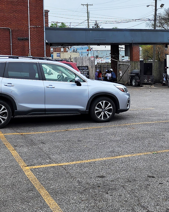 The parking lot pilgrimage &ndash; where barbecue devotees gather, knowing that sometimes the best food experiences happen in the most unassuming locations.