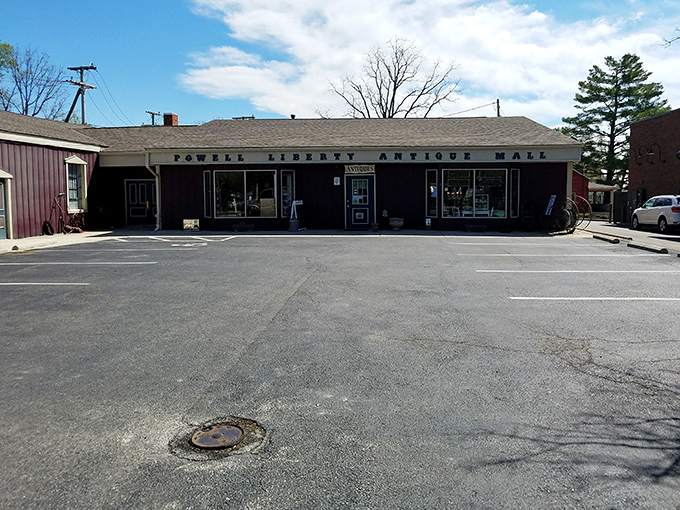 The humble parking lot gives no hint of the wonderland within—like finding a speakeasy, but instead of cocktails, you'll discover collectibles.