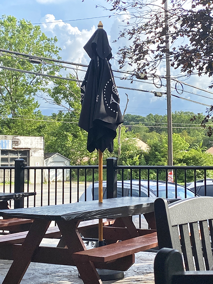 The stone facade and playful sign announce what locals already know &ndash; you've found a Pennsylvania treasure worth sharing.