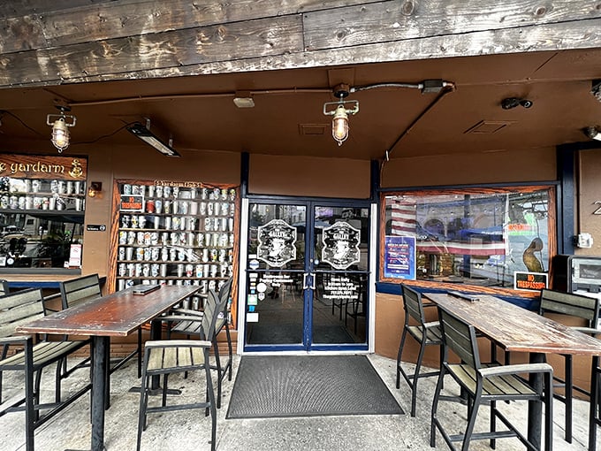 The indoor-outdoor flow creates that quintessential Florida dining experience where fresh air enhances every bite.