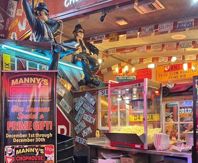 Free popcorn while you wait: the universal language for "good things come to those who wait, but we won't let you starve doing it."