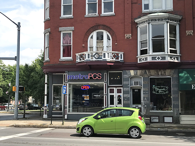Corner stores in historic buildings tell Bloomsburg's story of adaptation&mdash;Victorian elegance now houses modern necessities while preserving architectural character.