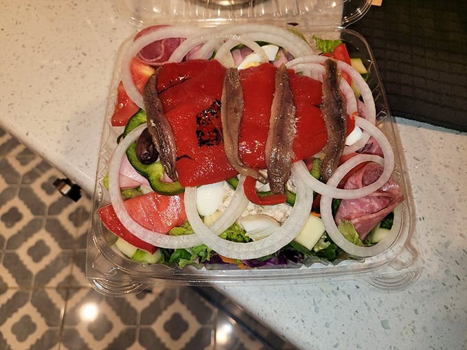 This isn't just any salad &ndash; it's the token healthy option that somehow still feels indulgent when enjoyed alongside Philly's finest.