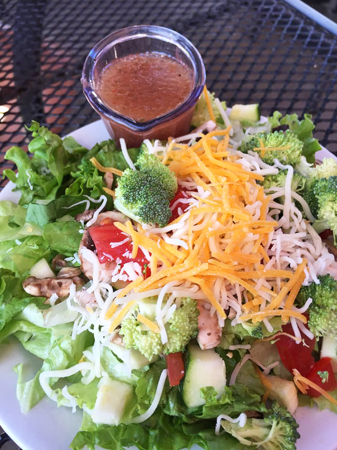 Who says salads can't be breakfast? This fresh creation proves healthy choices don't mean sacrificing flavor or satisfaction.