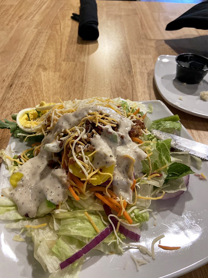 A salad that didn't get the memo about being just a supporting player. Fresh, colorful, and dressed to impress&mdash;the vegetable equivalent of showing up in a tuxedo.