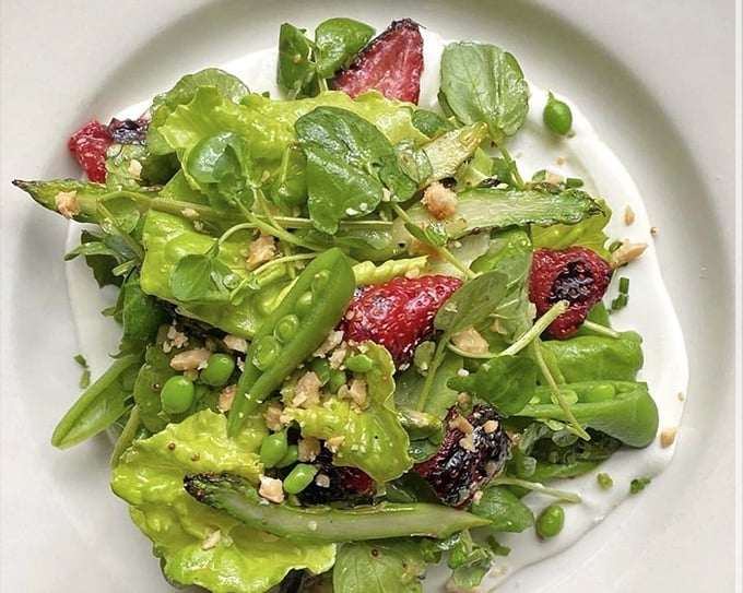 A salad that actually deserves your attention&mdash;bright, fresh, and vibrant with spring vegetables. Proof that eating your greens can be a pleasure, not a chore.