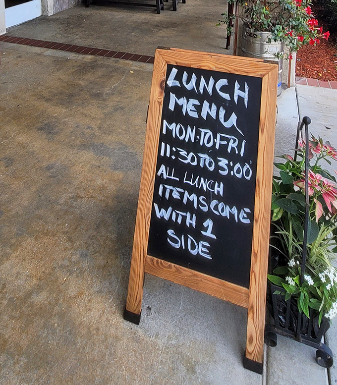 The lunch menu board&mdash;a simple promise of midday delights that might just be the best reason to extend your lunch break.
