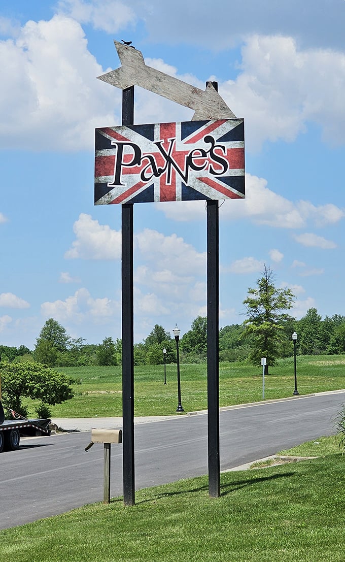 Simple signage for a place that delivers anything but simple flavors and experiences.