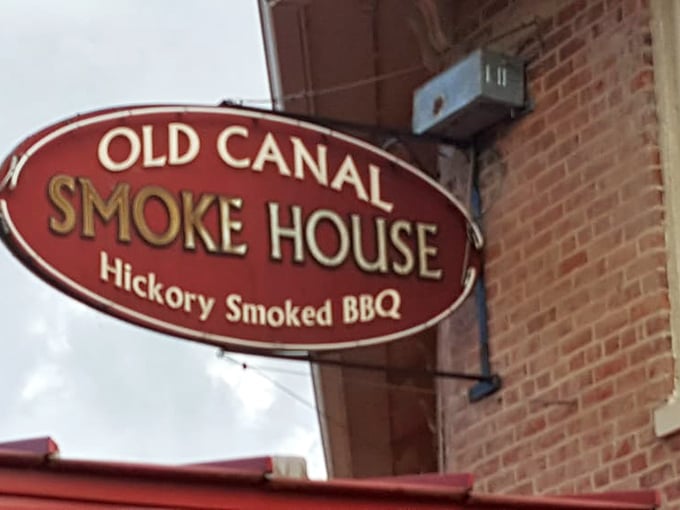 That classic sign promising hickory-smoked BBQ &ndash; sometimes the best things come with simple promises.