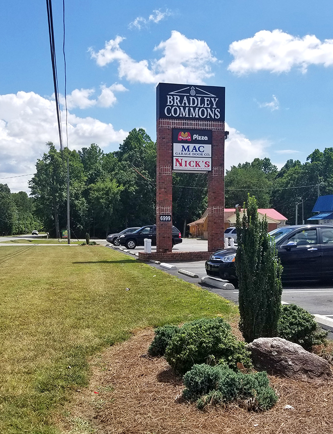Simple signage that lets the food do all the talking in this refreshingly honest establishment.