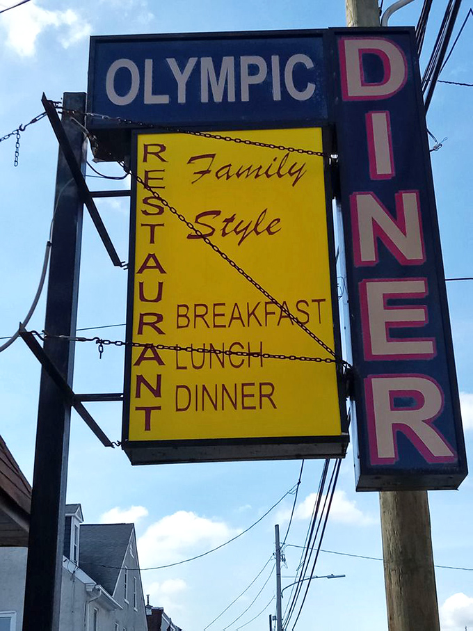 That sign isn't just advertising&mdash;it's a beacon of hope for the hungry, a lighthouse guiding you to breakfast paradise.