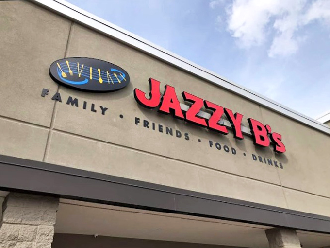 "Family, Friends, Food, Drinks"&mdash;not just words on a sign, but a perfect four-ingredient recipe for what makes life worth living.