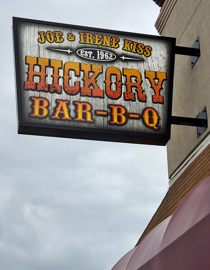 "Joe & Irene Kiss" proclaims the vintage sign, a reminder that behind every great restaurant is a story of passion and dedication.