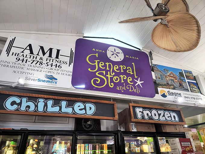 Simple signage for an uncomplicated truth &ndash; sometimes the best places don't need to shout about it.