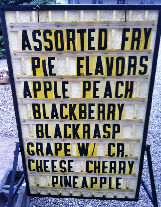 Assorted fry pie flavors from apple to pineapple, because variety truly is the spice of life.