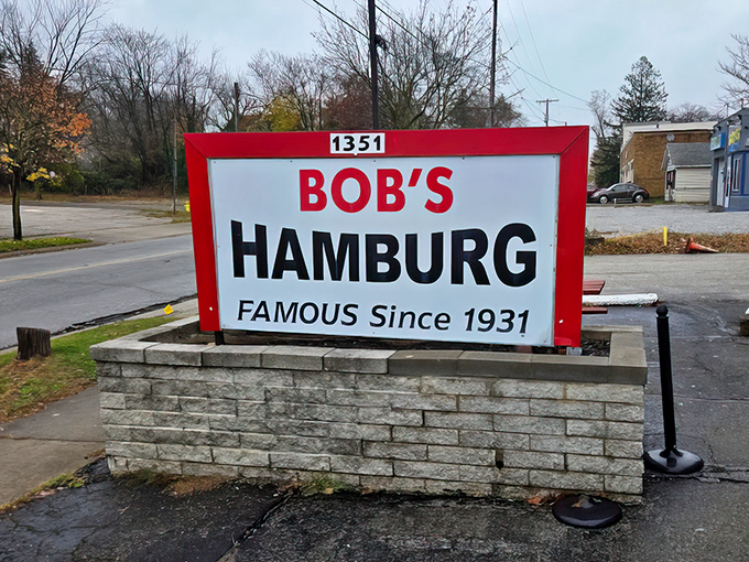 The sign says "Famous Since 1931," and unlike most claims of fame, this one's earned through decades of consistent, no-nonsense deliciousness.