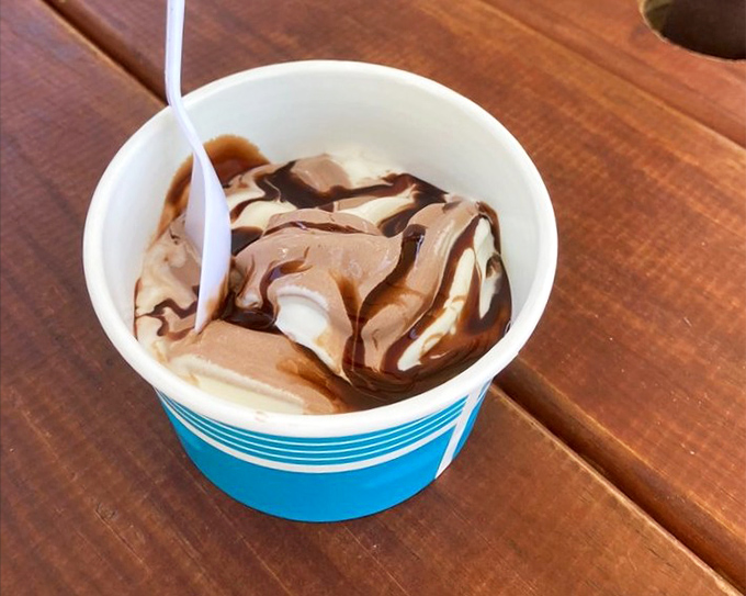 Swirls of chocolate meeting vanilla in perfect harmony&mdash;like watching the most delicious sunset you can actually eat.