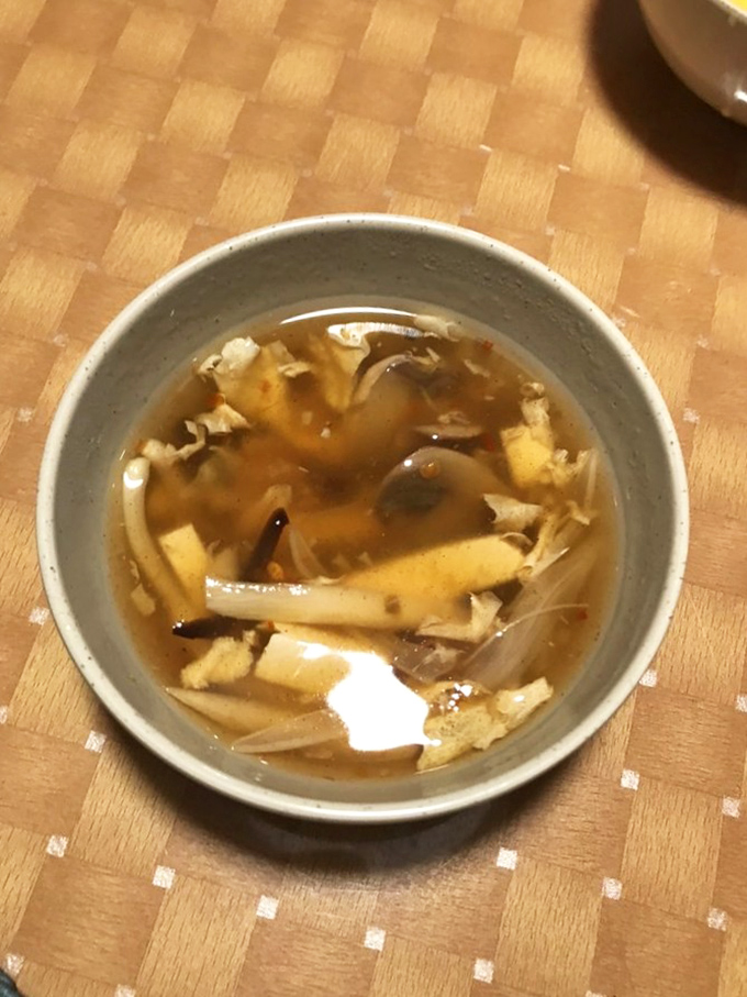 This isn't just soup&mdash;it's a warm, restorative break between buffet rounds. Consider it your halftime refreshment.