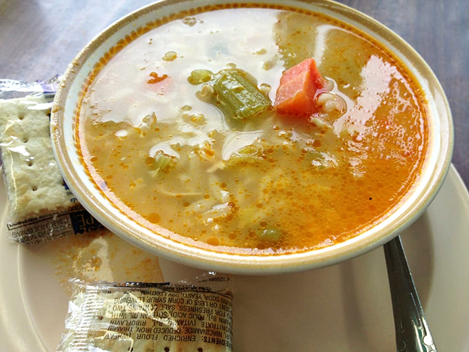 A bowl of soup that looks like it could cure whatever ails you, one spoonful.