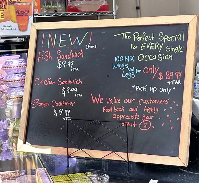 Daily specials that prove this place values customers like family &ndash; because good food should be affordable.