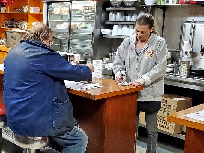 The human connection that chain restaurants can't replicate. Every order taken with the efficiency that comes from years of experience.