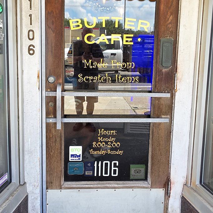 "Made From Scratch Items" isn't just a sign&mdash;it's a promise written in gold that your taste buds can take to the bank.