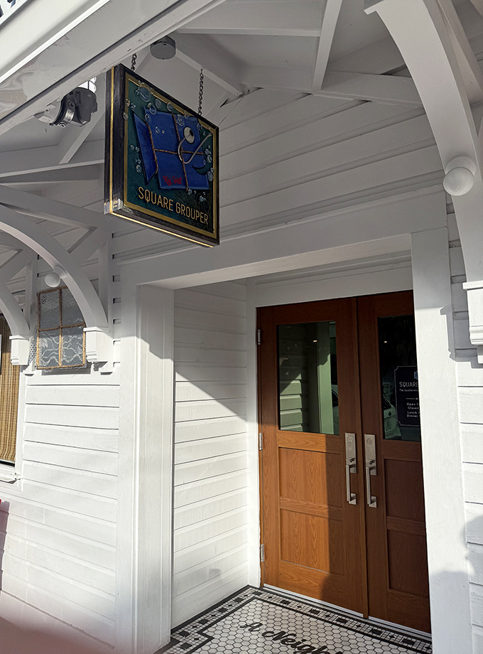The storefront welcomes you with that classic Key West charm that promises great food and good times.