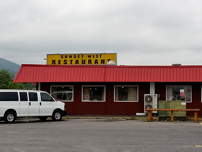 The side view reveals what locals already know &ndash; this unassuming building houses some of Pennsylvania's most satisfying comfort food.