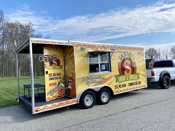 The food truck&mdash;proof that Sammy's greatest hits can hit the road, bringing burger joy to festivals, events, and anywhere hunger strikes.