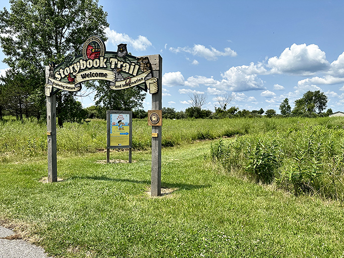 The Storybook Trail welcomes little explorers and the young at heart. Where literacy meets nature in a delightful woodland adventure.