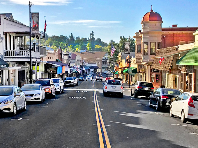 Sonora's historic downtown invites you to slow down and stroll &ndash; a refreshing change from the frenetic pace of California's coastal cities.