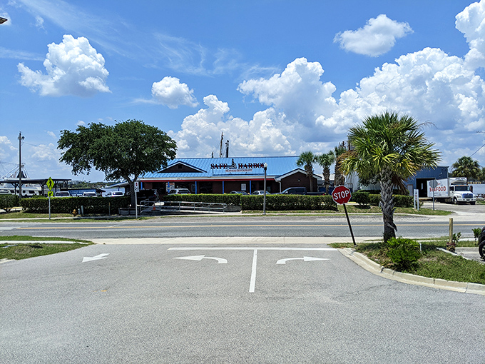 From the road it looks unassuming, but locals know this blue-roofed building houses treasures more valuable than beachfront property.